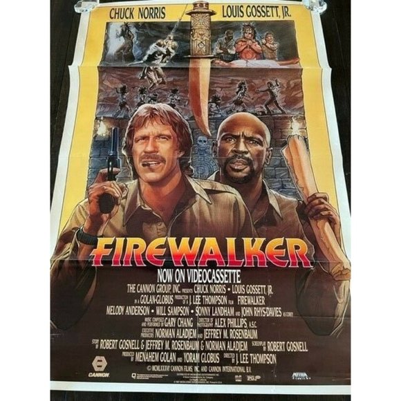 Fox | Art | Movie Theater Cinema Poster Vtg Lobby Card 987 Firewalker ...